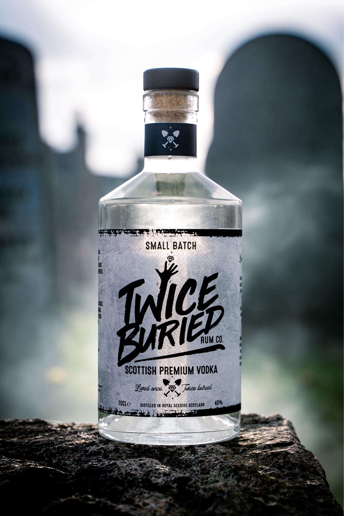 Twice Buried - Scottish Premium Vodka 70cl / 40% ABV / Small Batch ...